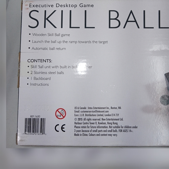 NEW ENTERTAINMENT | Games | Executive Desktop Wooden Skill Ball Game ...